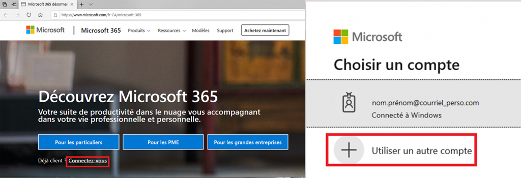 Accès à Office 365 | Techno